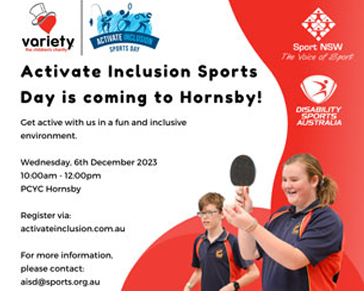 Variety Activate Inclusion Sports Day - Galston, Glenorie & Hills Rural ...